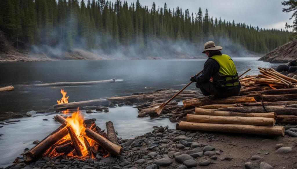 Building a Safe Campfire from Your Kayak - AKAYAK.NET