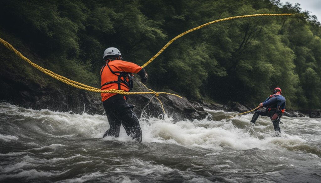Using Throw Ropes in Swift Currents: Techniques for Effective Rescue - AKAYAK.NET